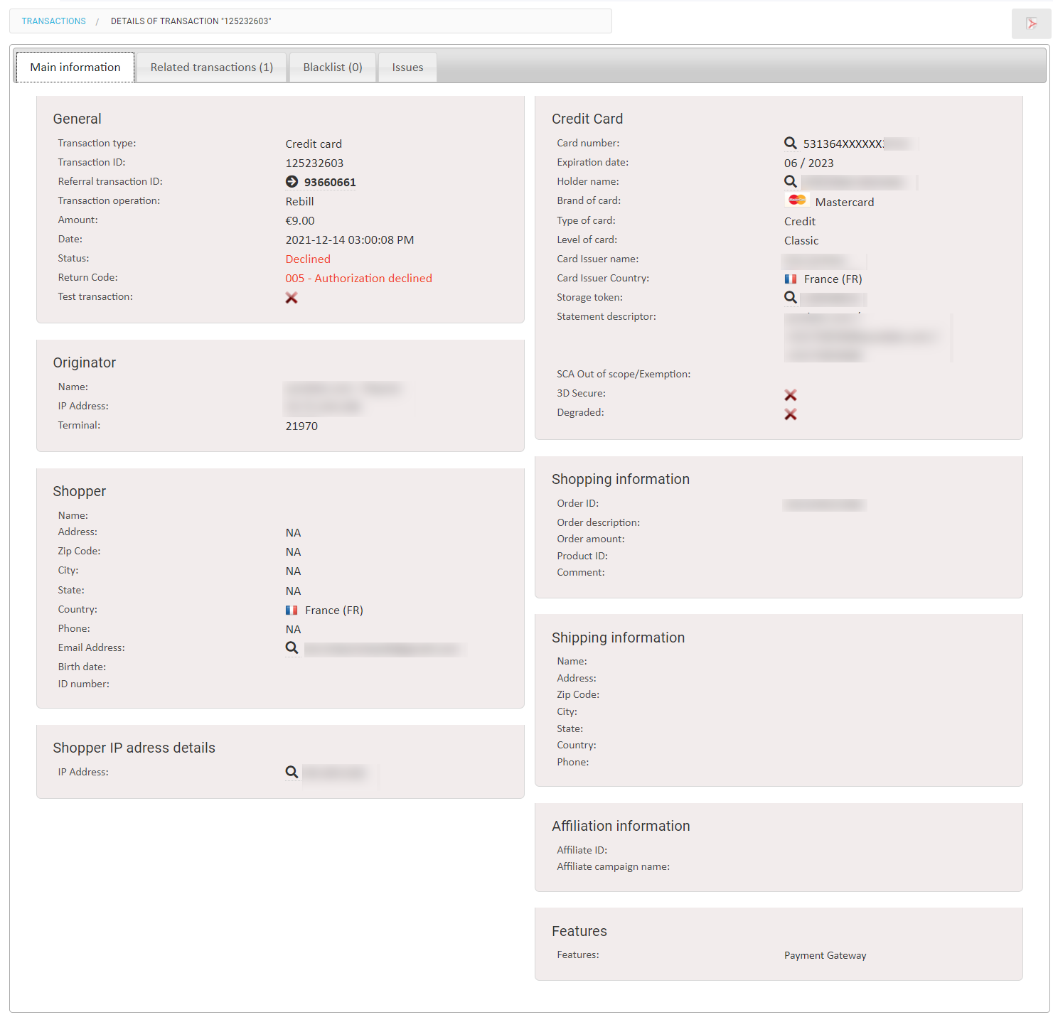 Transactions – PayXpert Support