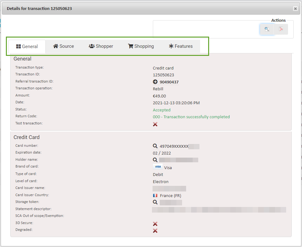 Transactions – PayXpert Support