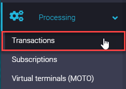Transactions – PayXpert Support