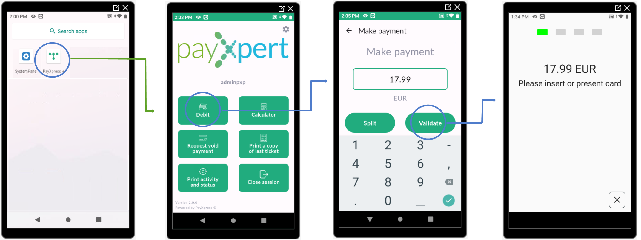 Accept a card payment – PayXpert Support