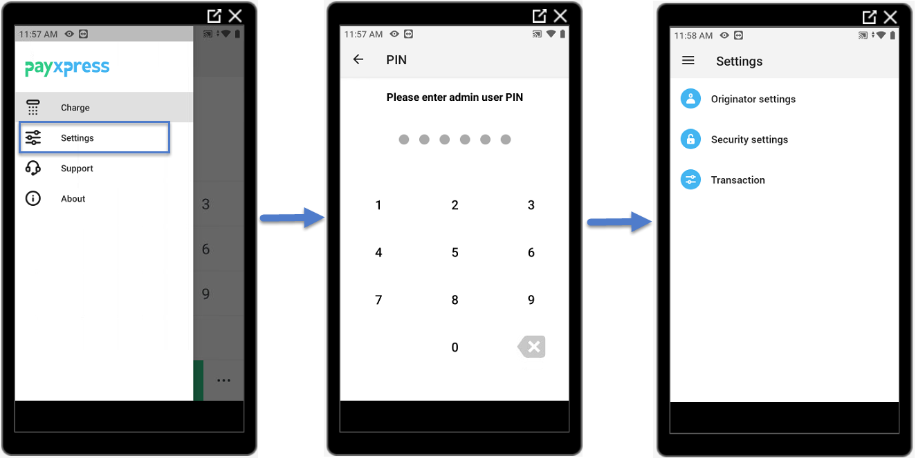 Settings (PayXpress) – PayXpert Support